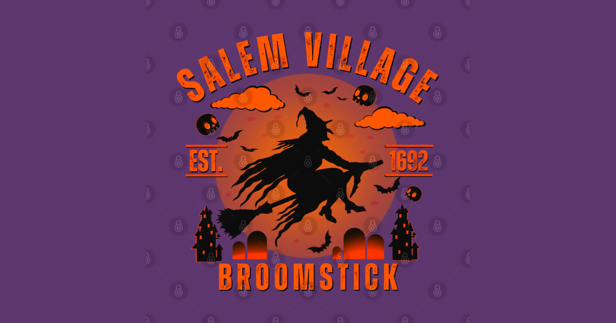 Salem Witch Village Classic Spooky Halloween Theme - Halloween Witch ...