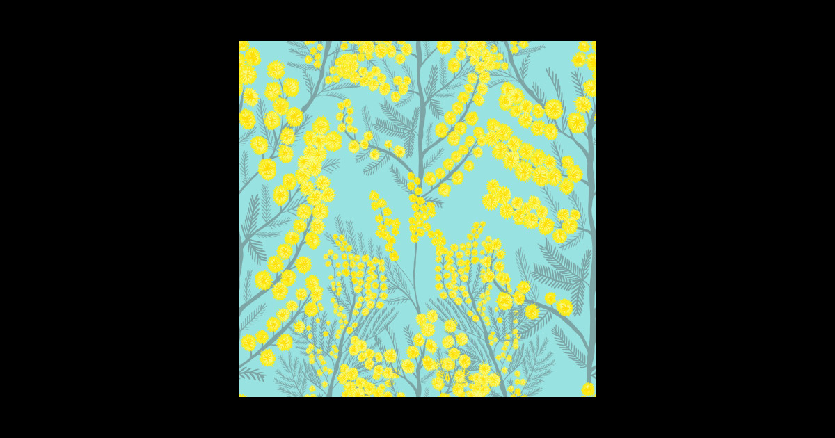 Mimosa tree - Mimosa Pattern - Posters and Art Prints | TeePublic