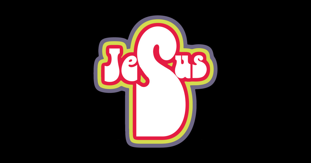 Jesus Cross Typography - Jesus Christ - Sticker | TeePublic