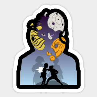 Obito Akatsuki Sharingan Stickers for Sale | TeePublic