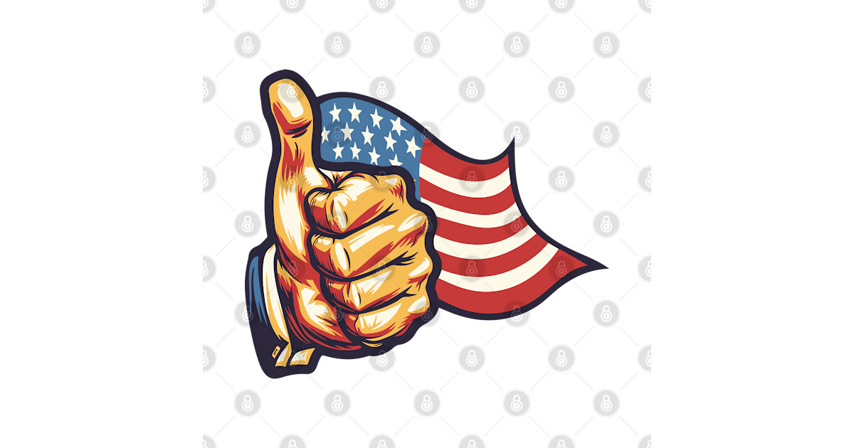 Donald Trump - America - Thumbs Up - Donald Trump - T-Shirt | TeePublic