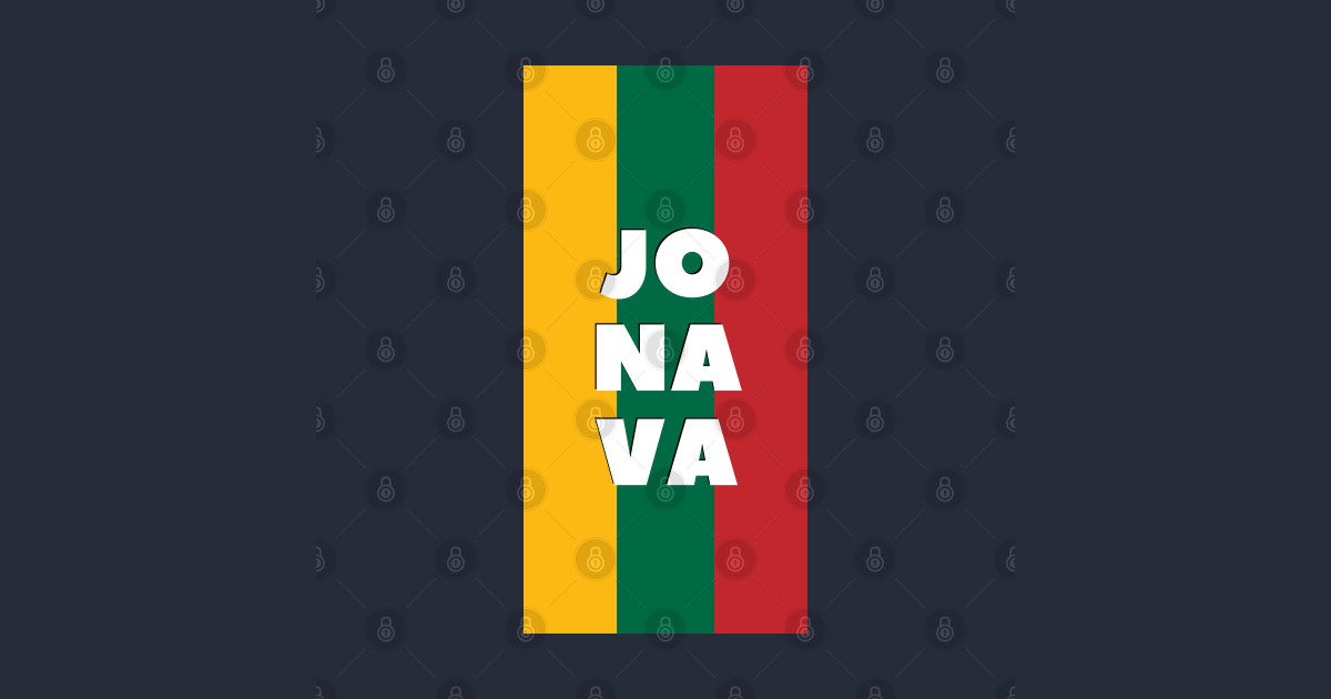 Jonava City in Lithuanian Flag - Flag Of Lithuania - T-Shirt | TeePublic