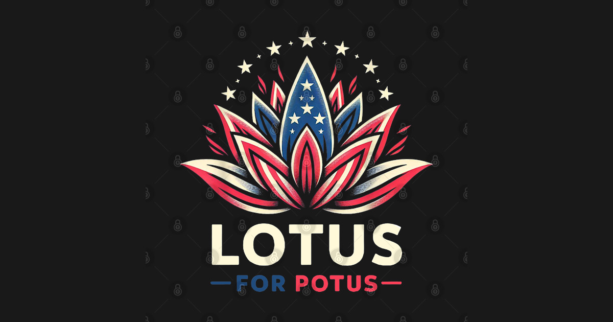 Lotus For Potus Kamala Harris Vintage Floral Kamala Harris For ...
