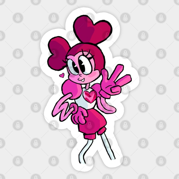 Spinel Peace sign #2 - Steven Universe - Sticker | TeePublic