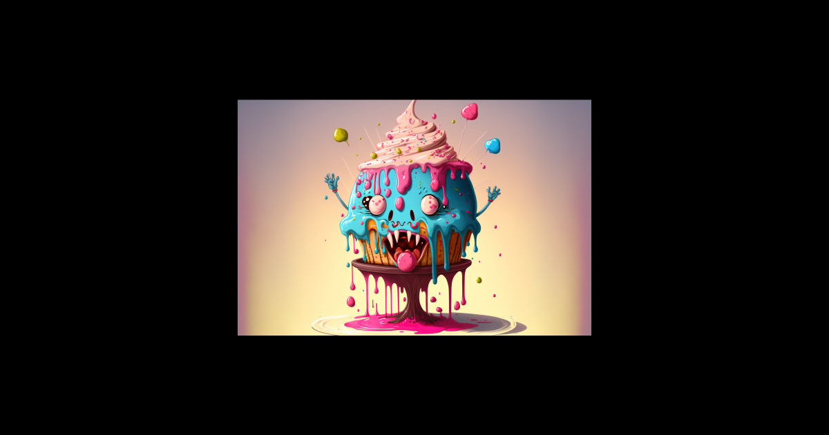 Cake Caricature - January 1st - Yearlong Psychedelic Cute Cakes ...