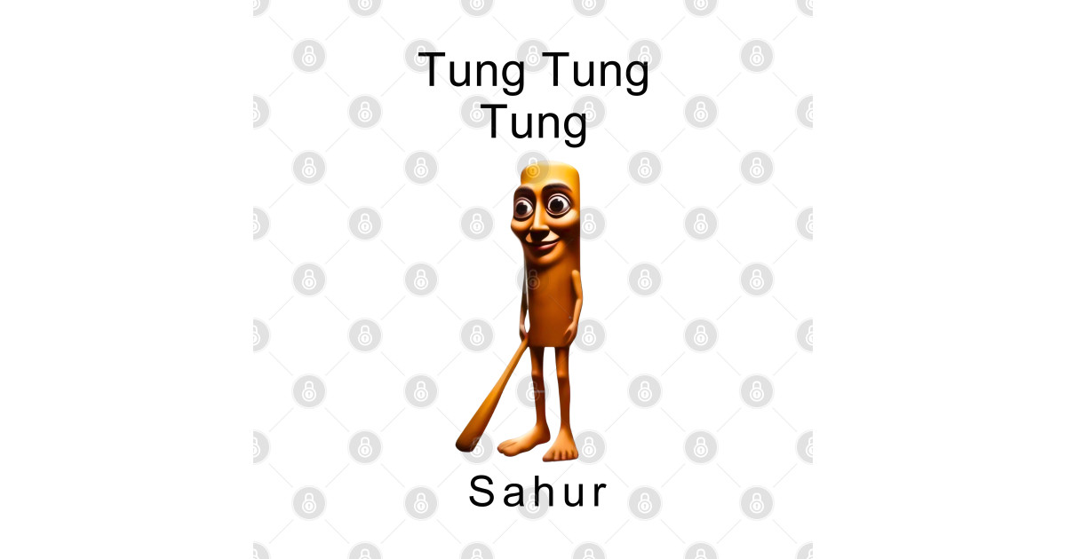 Tung Tung Tung Sahur- Italian Brainrot, Funny Baseball Bat Meme - Tung ...