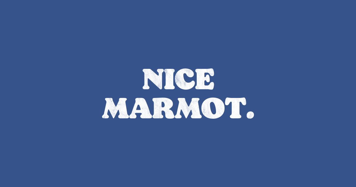 Nice Marmot. Funny The Dude Big Lebowski - The Big Lebowski - T-Shirt ...