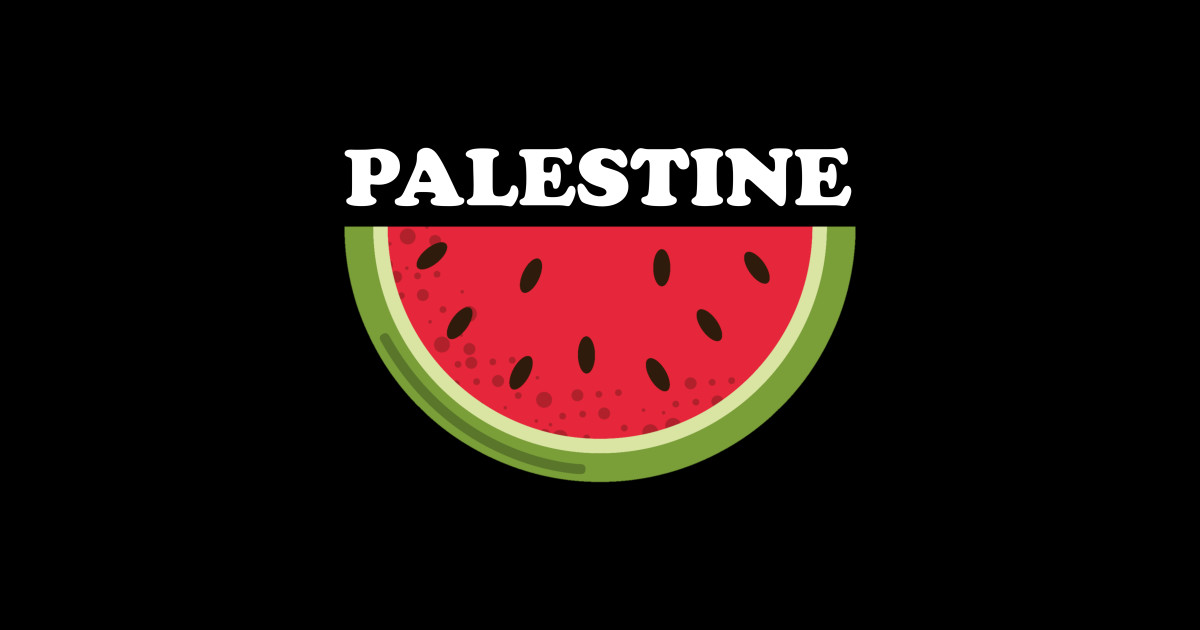 palestine watermelon - Free Palestine Watermelon - Sticker | TeePublic