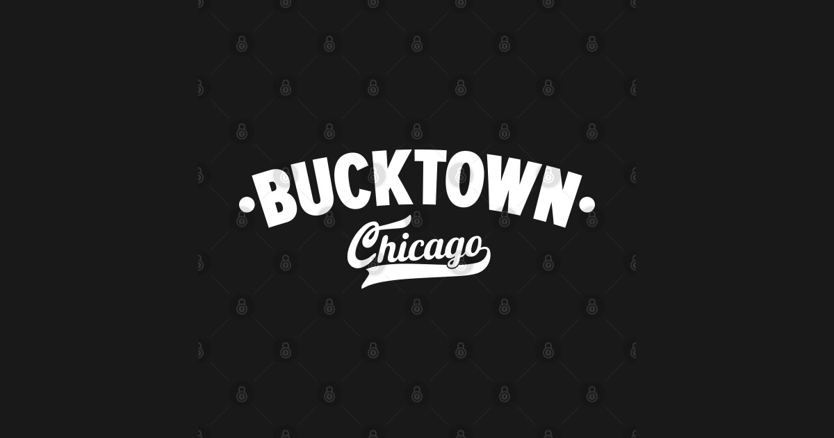 Bucktown Chicago Classic Logo Design - Chicago Neighborhood Series ...