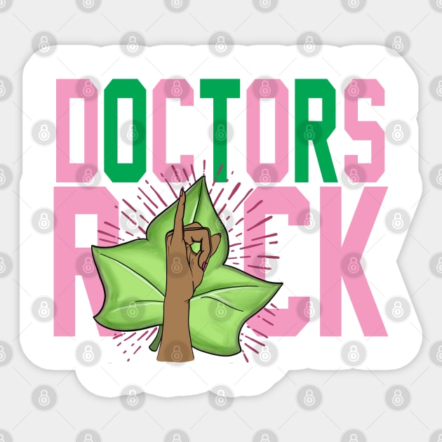 AKA Doctors Rock - Aka - Sticker | TeePublic