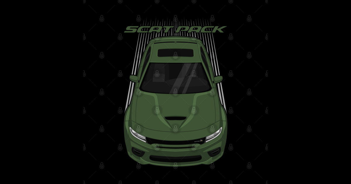 Dodge Charger Scat Pack Widebody - F8 Green - Dodge Charger Scat Pack ...