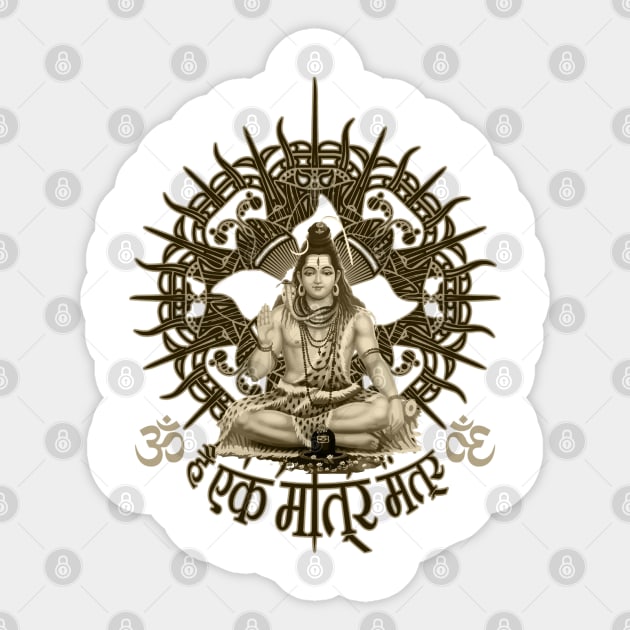 Shiva - Vayupurana - Mahadeva - Psytrance - Sticker | TeePublic