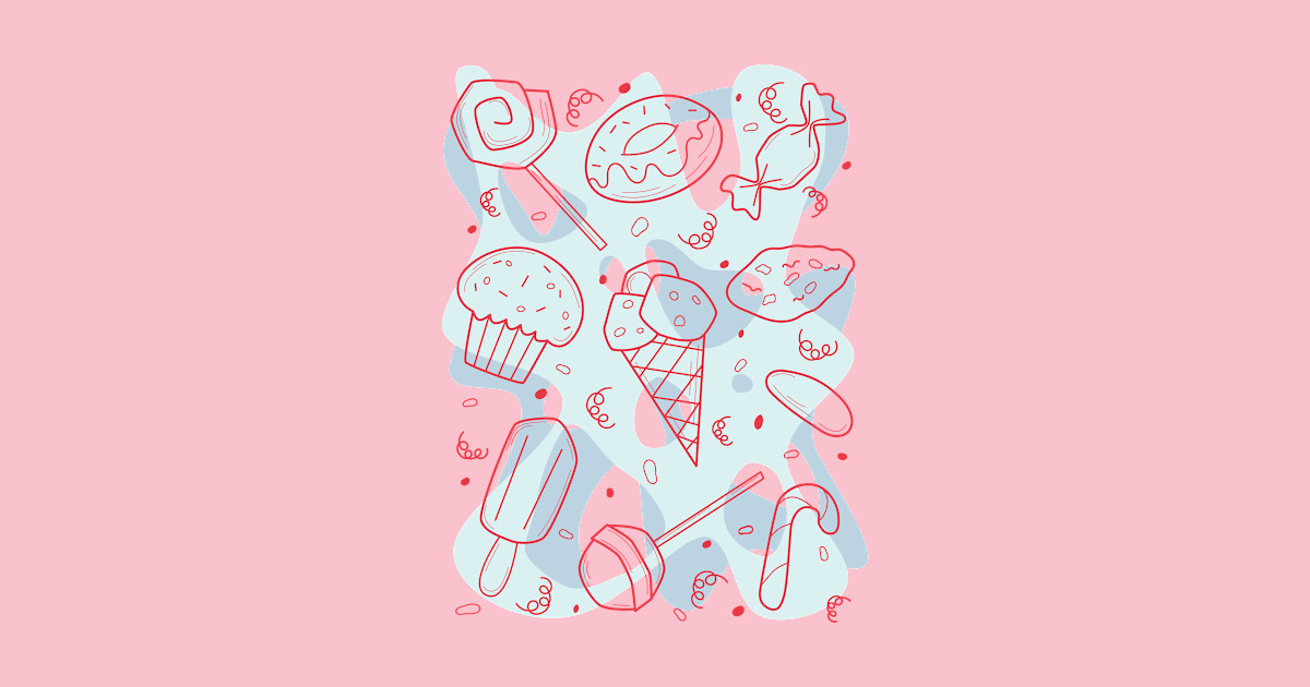 Sweet tooth - Sweets - T-Shirt | TeePublic