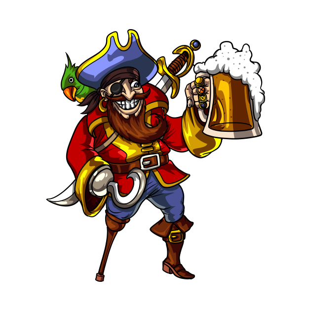 Pirate Beer Drinking Party - Pirate Party - Tapestry | TeePublic