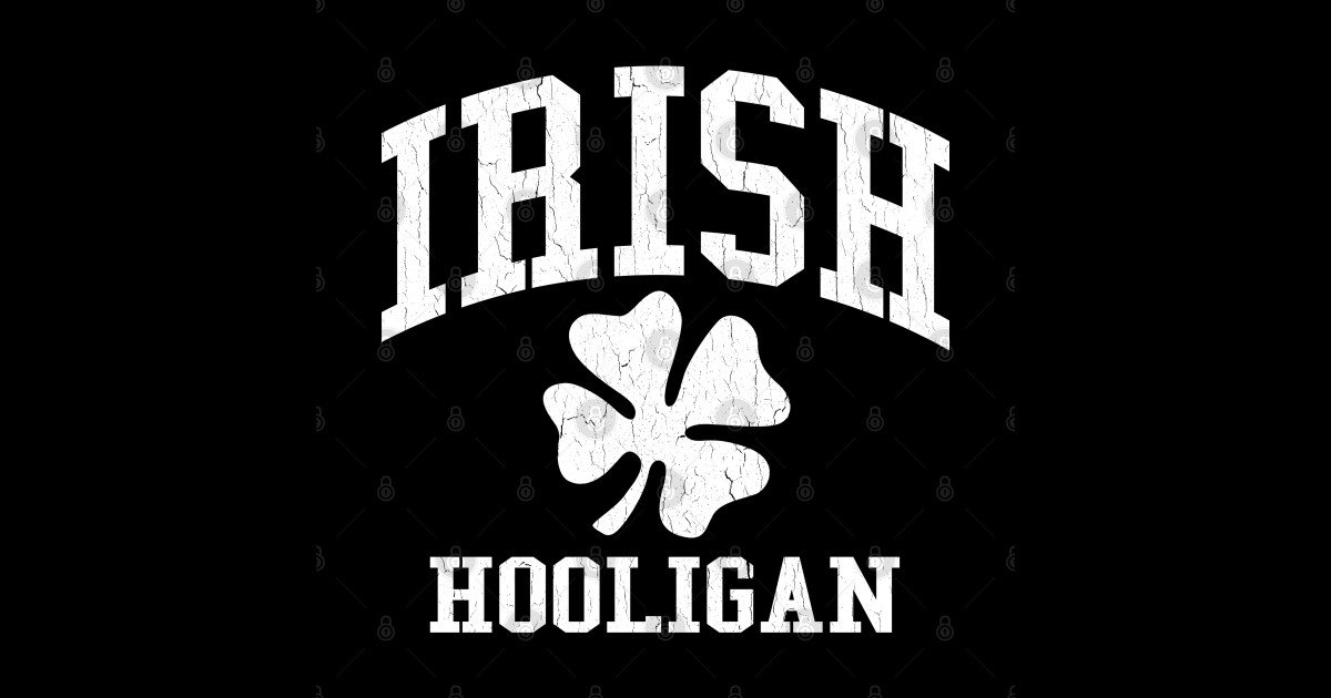 IRISH Hooligan (vintage distressed look) - Irish Hooligan - Sticker ...