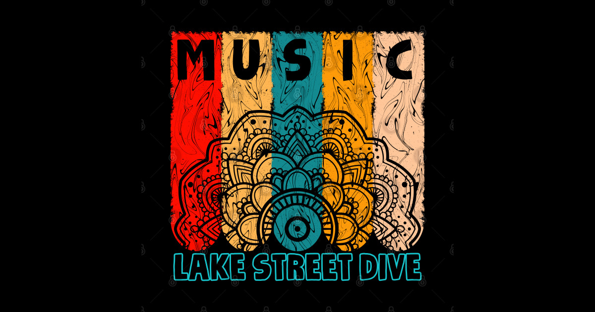 Lake Street Dive || Vintage Retro Mandala - Lake Street Dive - Sticker ...