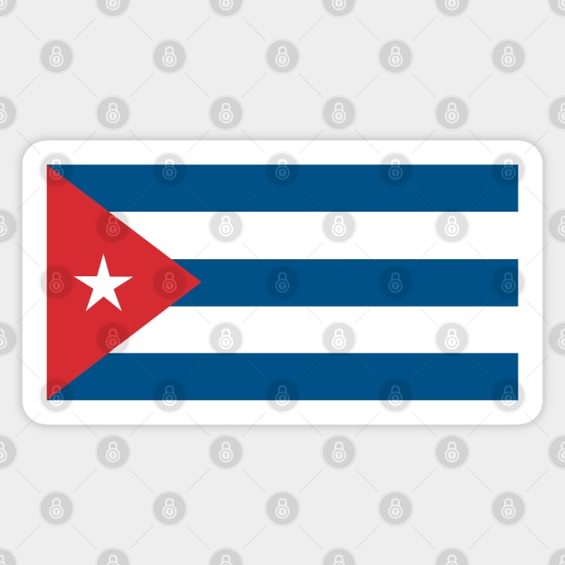 Flag of Cuba - Cuba Flag - Sticker | TeePublic