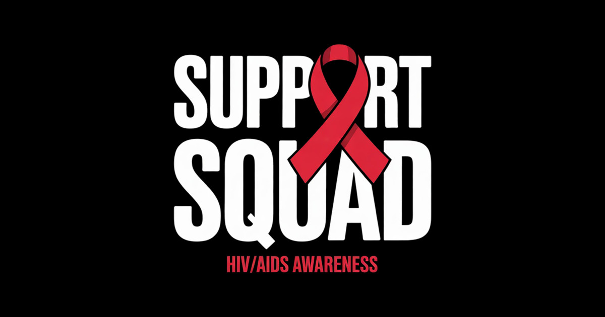 Red Ribbon - Red Ribbon - Sticker | TeePublic