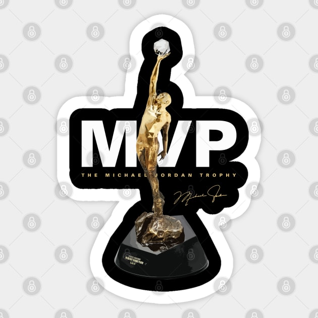 Michael Jordan MVP Trophy - Michael Jordan Mvp Trophy - Sticker | TeePublic