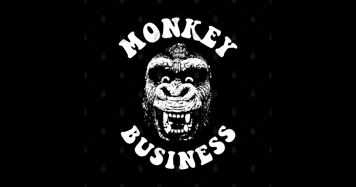 KING KONG MONKEY BUSINESS - Monkeys Robzilla Apes Gorilla - Sticker ...