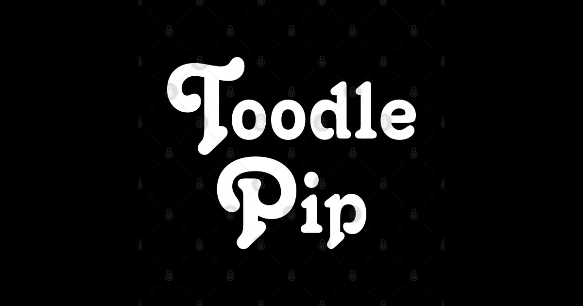 Toodle Pip - British Slang Words - Sticker | TeePublic