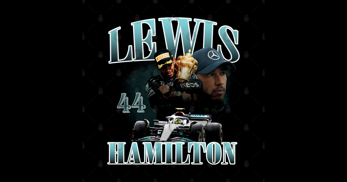 Lewis Hamilton Retro Collage - Lewis Hamilton - Sticker | TeePublic
