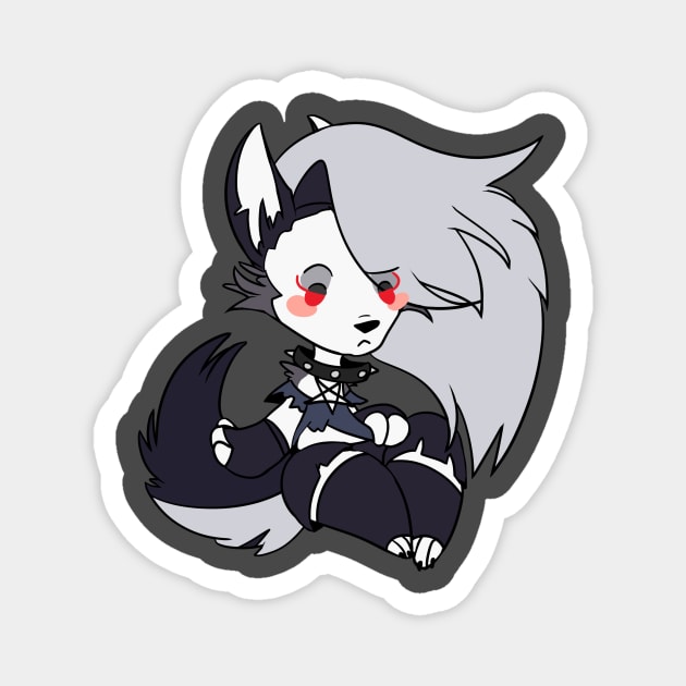 Helluva Boss Loona Chibi - Helluvaboss Cartoon - Magnet | TeePublic