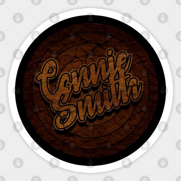Circle Retro Connie Smith - Connie Smith - Sticker | TeePublic