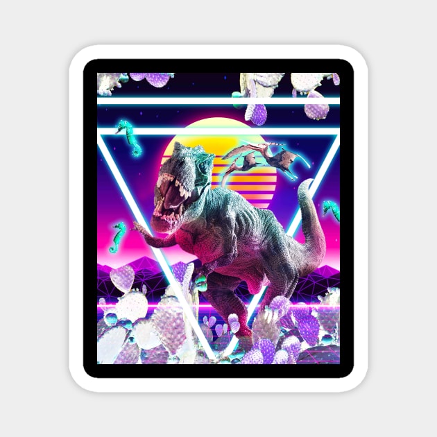 Dinosaur Rave Raving T-Rex - Dinosaur Rave Raving T Rex - Magnet ...