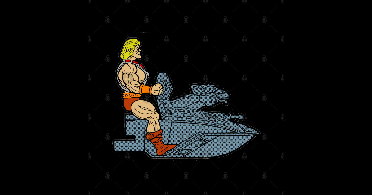 He-man Riding - He Man And The Masters Of The Universe - Sticker ...