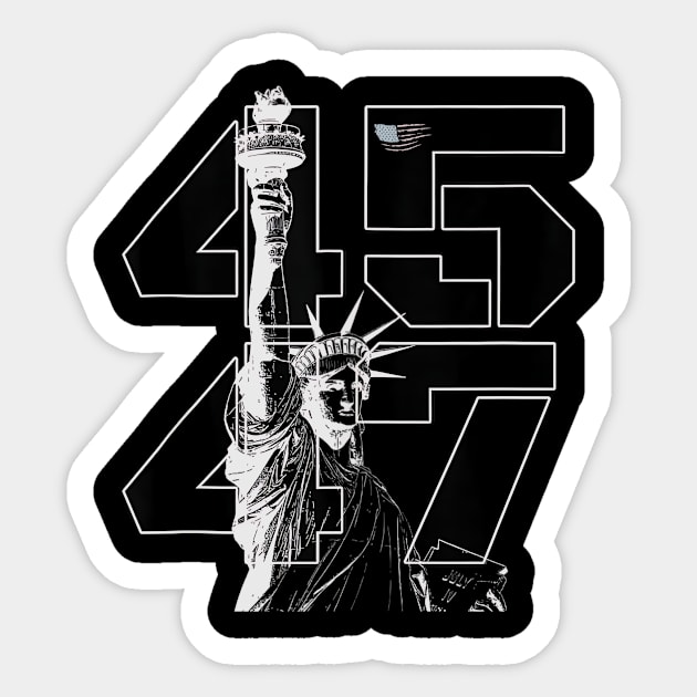 4547 Trump 2024 - Trump 2024 - Sticker | TeePublic