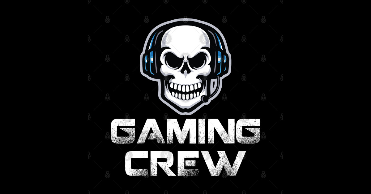 Gaming Crew - Funny - Posters and Art Prints | TeePublic
