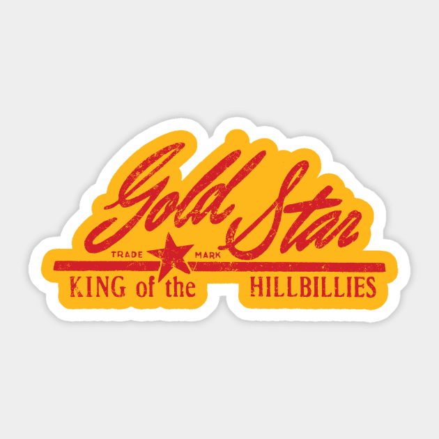 Gold Star Records - Defunct Record Label - Sticker | TeePublic