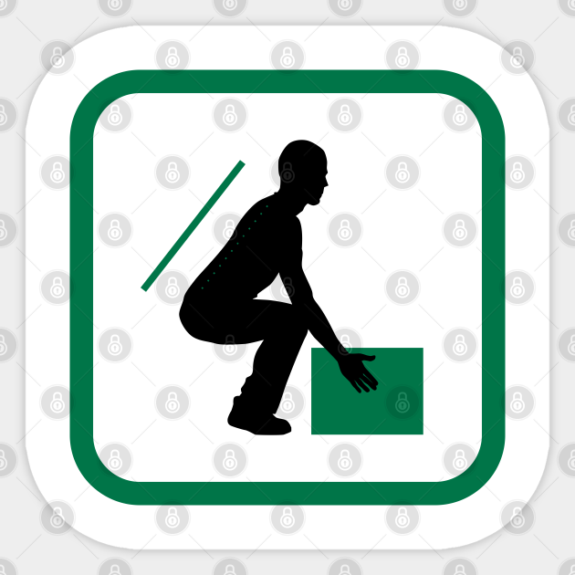 Safe manual handling. - Training - Sticker | TeePublic