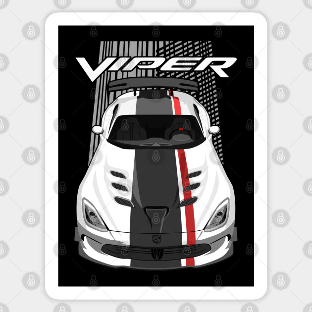 Viper ACR-5thgen-white black red - Viper - Sticker | TeePublic