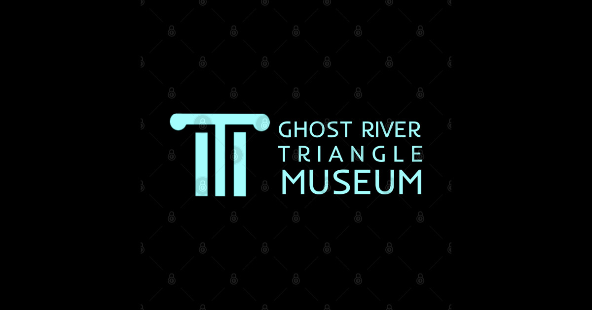 Ghost River Triangle Museum - Blue - Wynonna Earp - Sticker | TeePublic