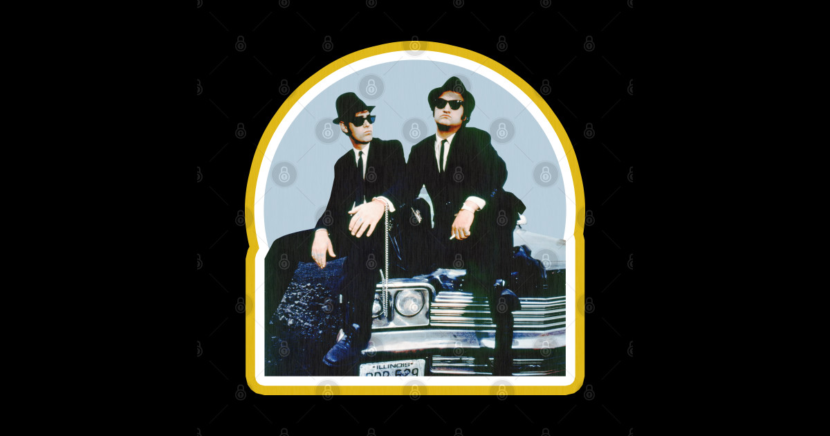 Real Men Drive Auctioned Police Vehicles - The Blues Brothers - Sticker ...