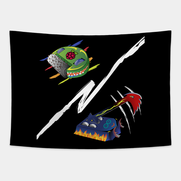 Battle Between Arduino And Raspberry Pi Bots Battlebots Tapestry