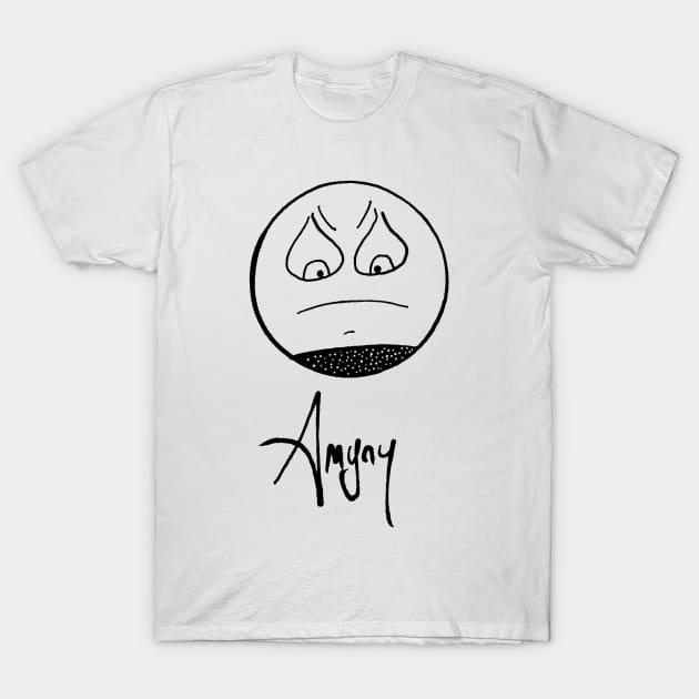 Angry Face - Angry - T-Shirt | TeePublic