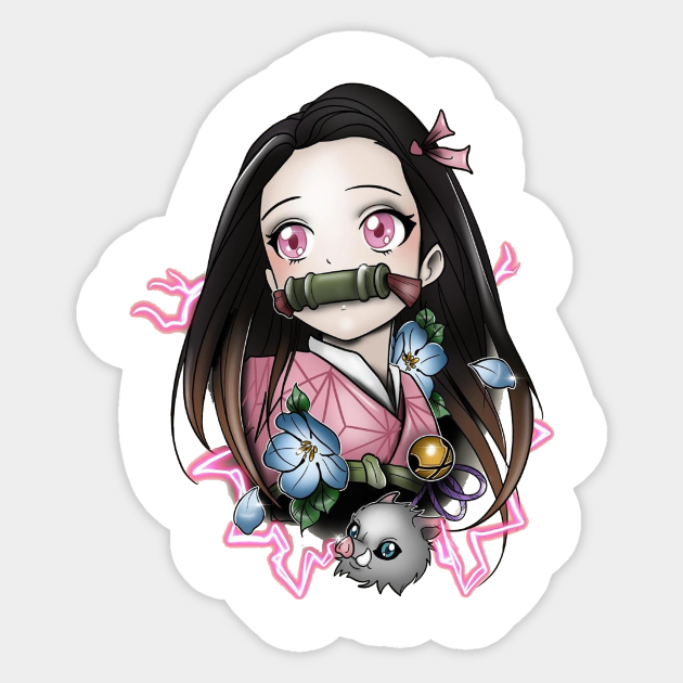 nezuko - Nezuko - Sticker | TeePublic