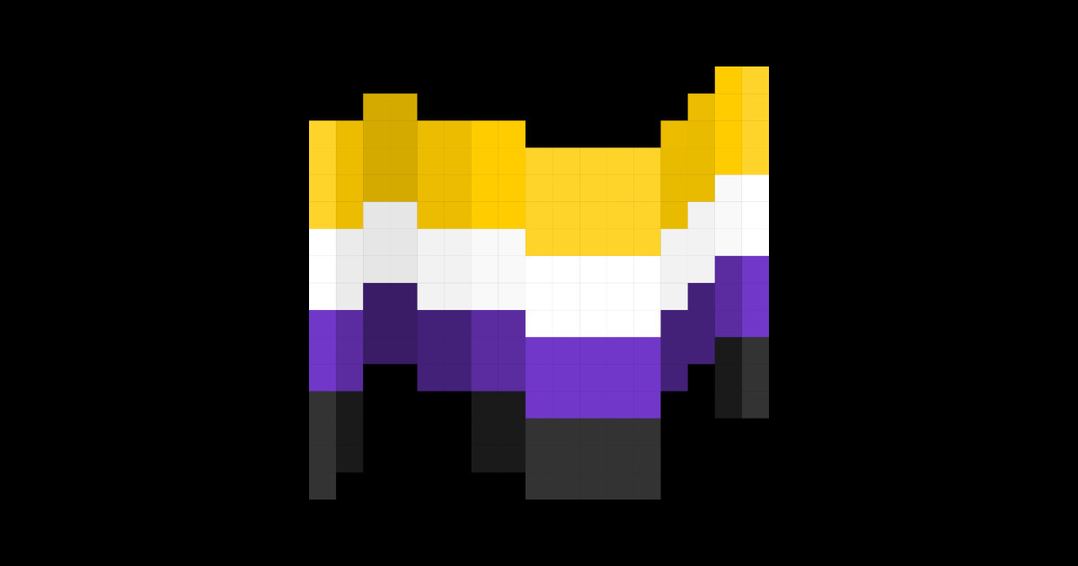 Pixel Pride Flag - Pride - Sticker | TeePublic