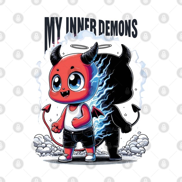My Inner Demons - Demons - T-Shirt | TeePublic