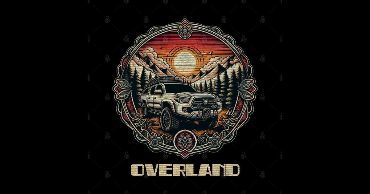 Overlanding Toyota Tacoma - Overlanding - Sticker | TeePublic