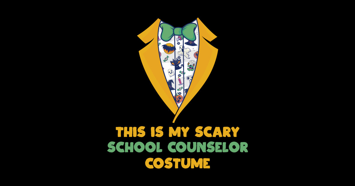 Scary Counselor Costume Spooky Halloween Gift - Skull - Sticker | TeePublic