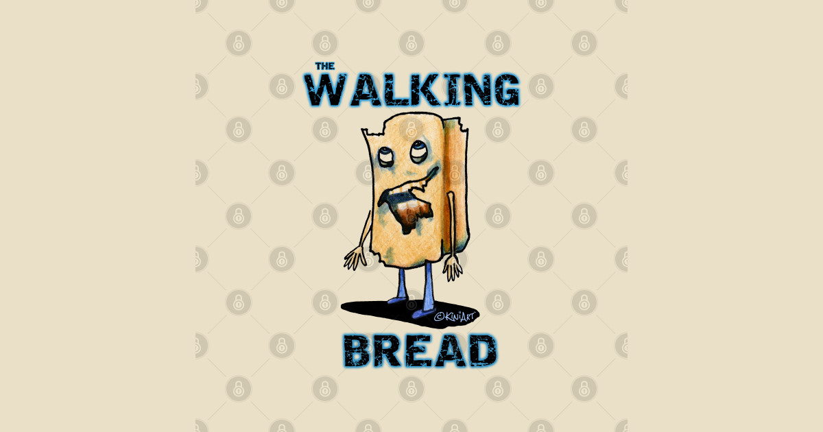 Bakery Nightmare - Bread Zombie - T-Shirt | TeePublic