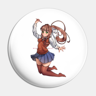 Doki Doki Literature Club Natsuki Pins and Buttons for Sale | TeePublic
