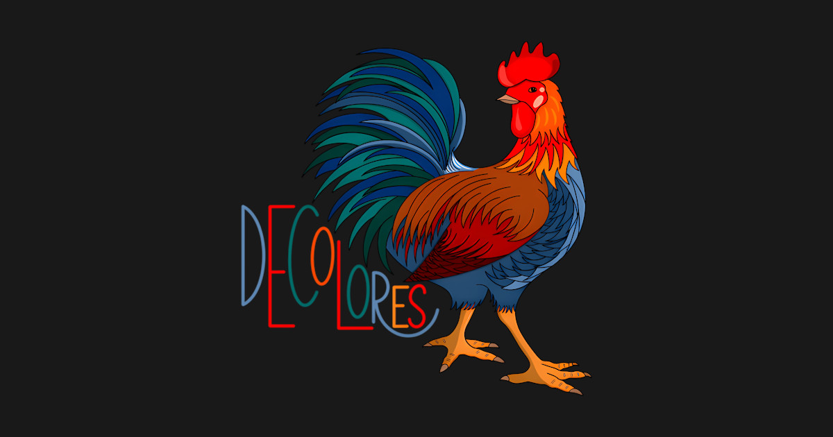 Decolores Cursillo Rooster - Decolores Cursillo Rooster - T-Shirt ...