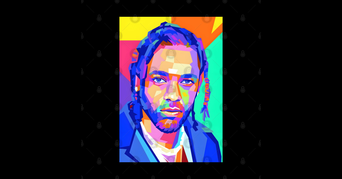 Kendrick Lamar Rapper Wpap Pop Art - Kendrick Lamar - Magnet | TeePublic