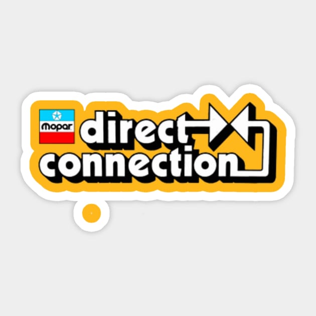 Classic Mopar Direct Connection Logo - Mopar - Sticker | TeePublic