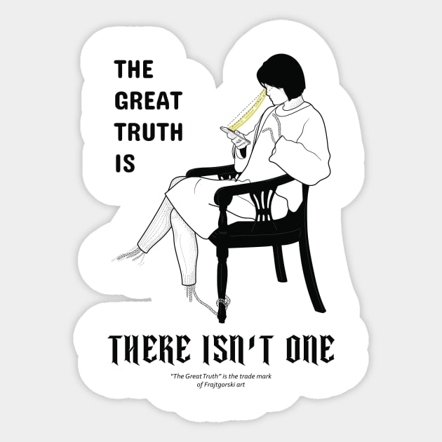 The Great Truth - Nihilism - Sticker | TeePublic